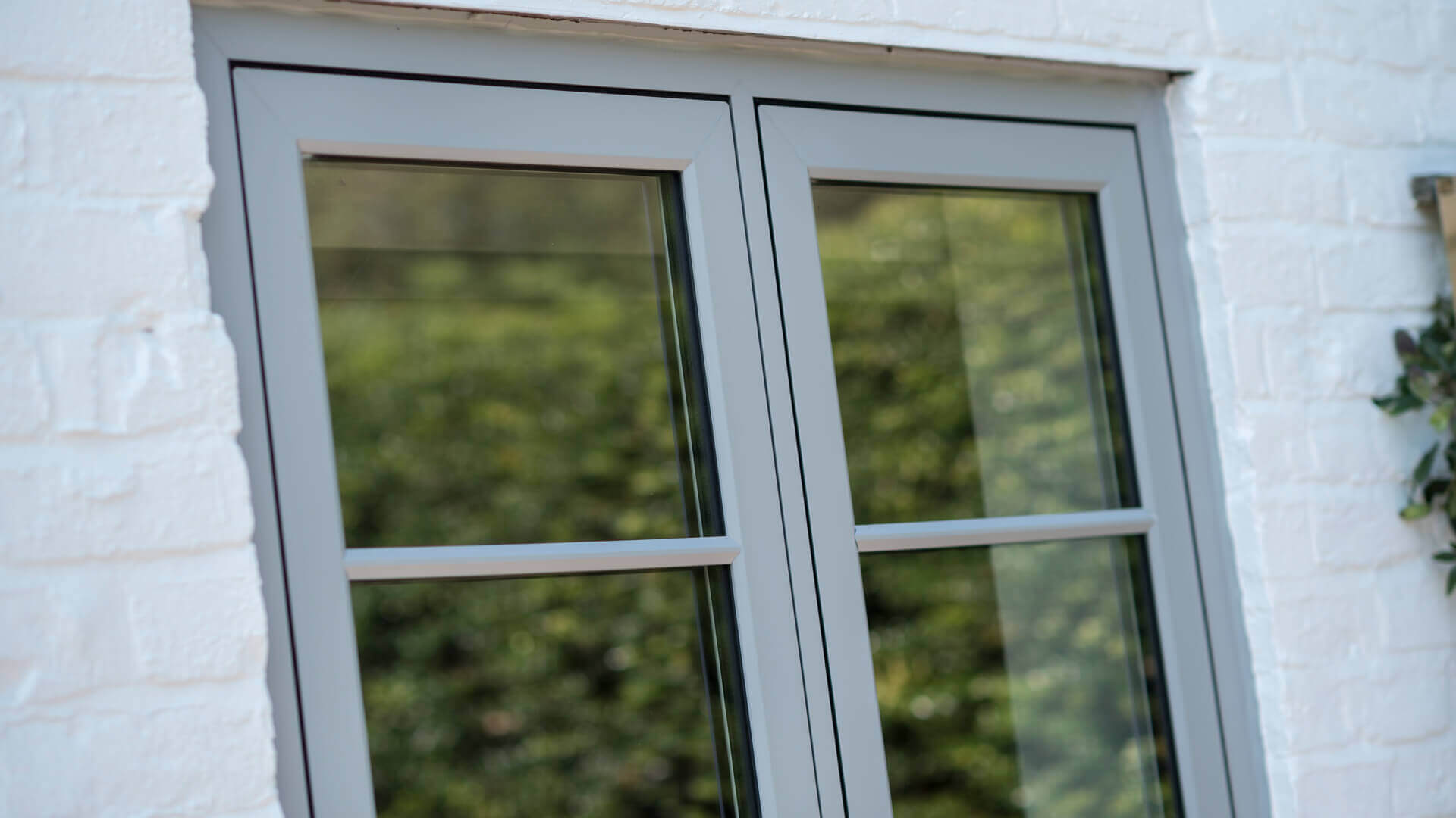 Stylish Grey UPVC Flush Windows | Traditional Cottage Windows Available ...