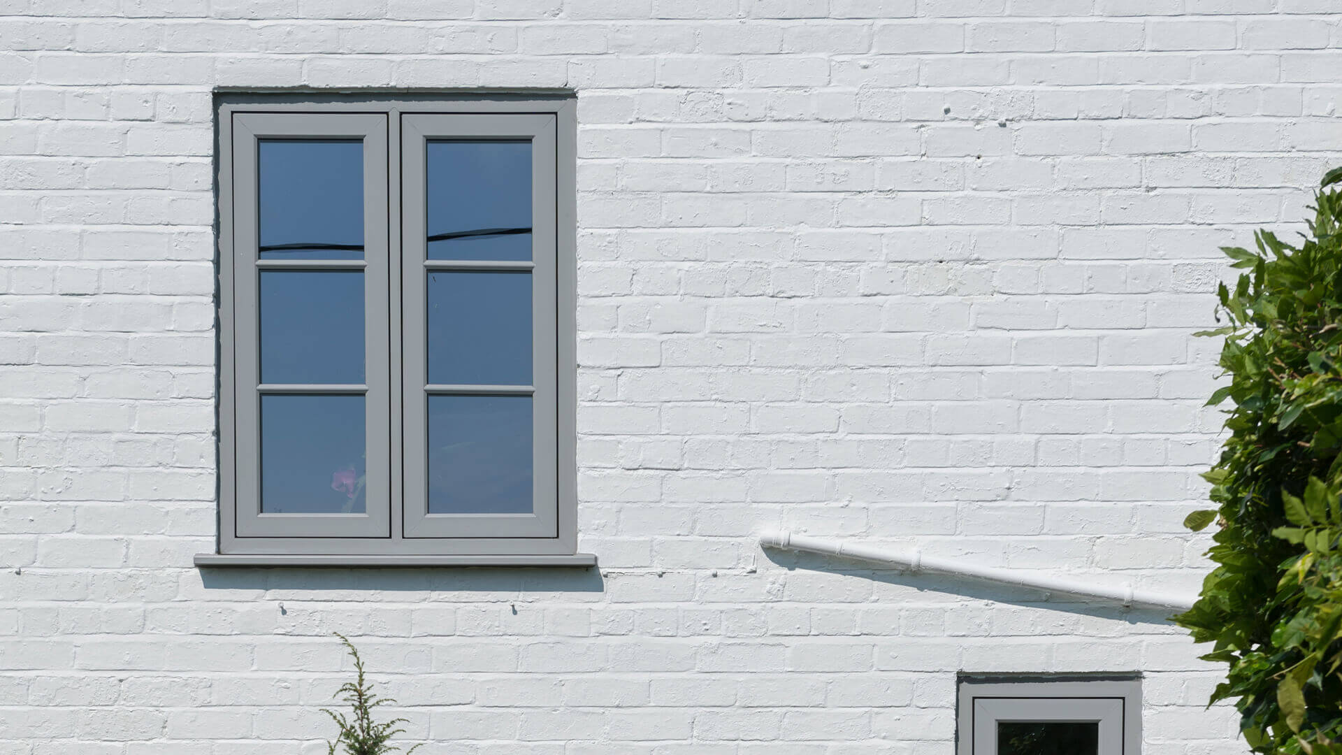 Stylish Grey UPVC Flush Windows | Traditional Cottage Windows Available ...