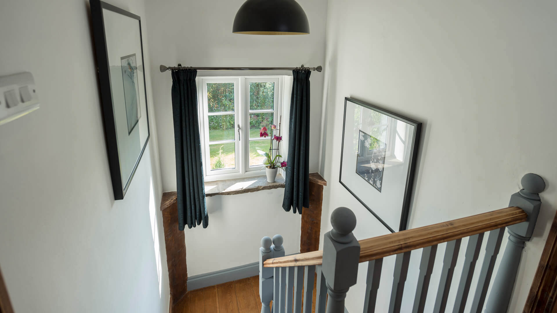 Stylish Grey UPVC Flush Windows | Traditional Cottage Windows Available ...